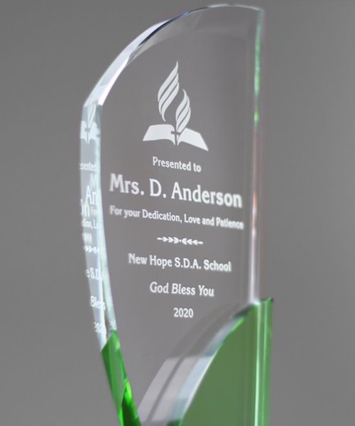 Religious Emerald Crystal Award | Edco Awards