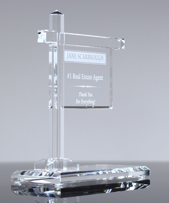 Crystal Real Estate Award | Real Estate Trophy | Edco Awards