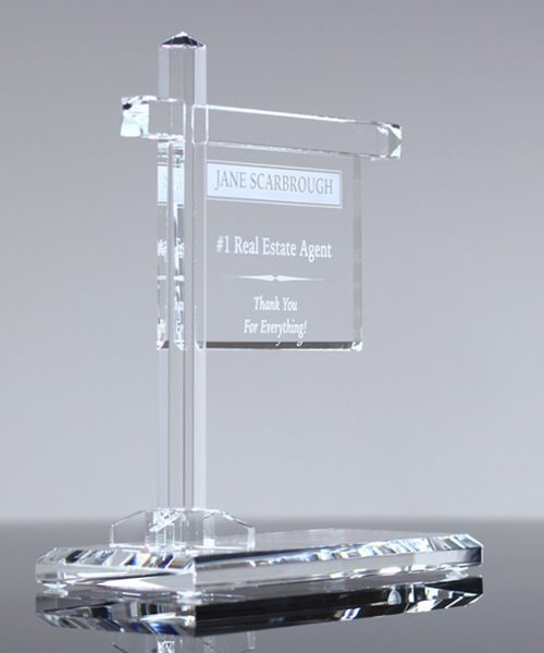 Crystal Real Estate Award | Real Estate Trophy | Edco Awards