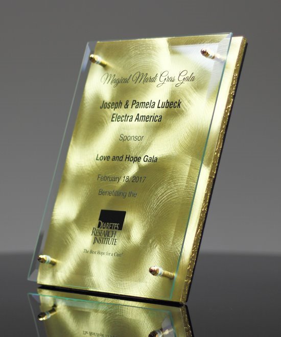 Fascinating Gold Plaque | Edco Awards