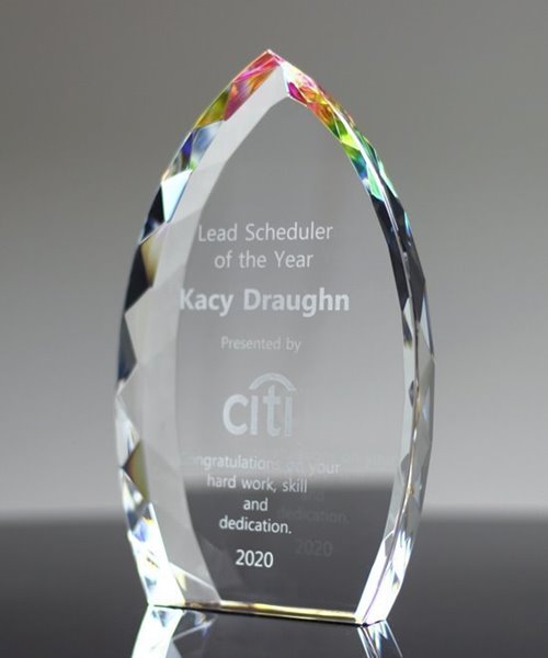 Jeweled Crystal Flame Award | Edco Awards
