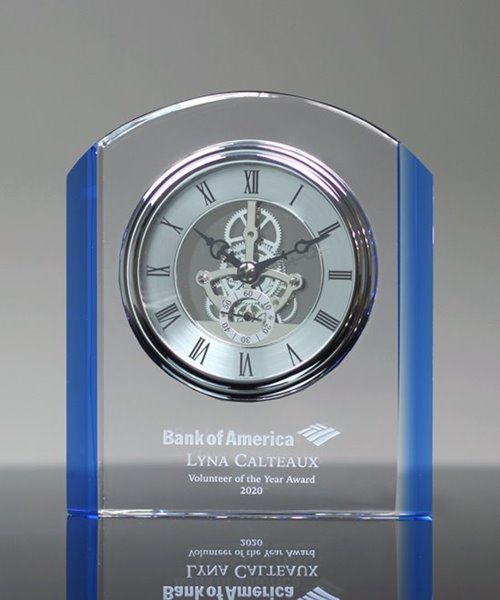 Appreciation Crystal Clock Award | 5395AC | Edco Awards