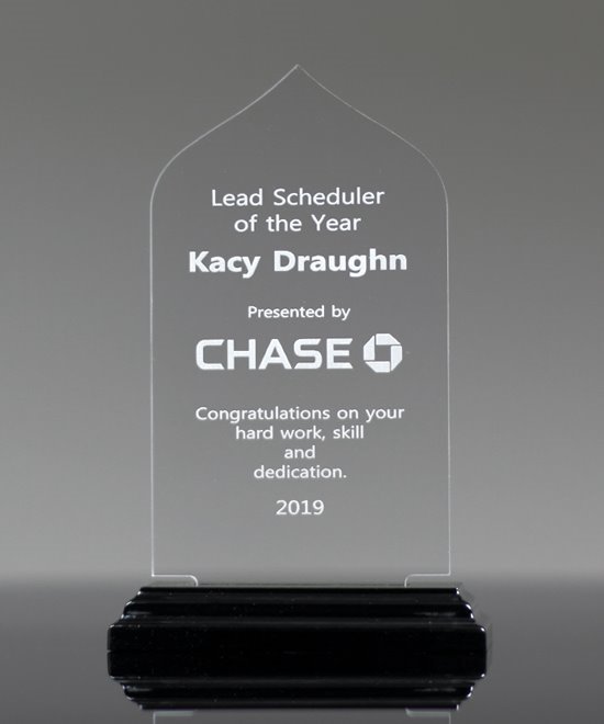 Gothica Arch Acrylic Award | Economy Acrylic Trophy | Edco Awards