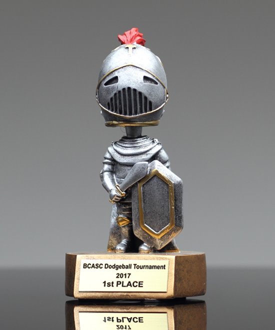 Knight Bobblehead Mascot Trophy | Edco Awards