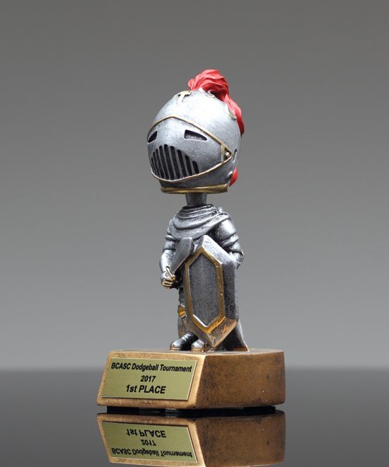 Knight Bobblehead Mascot Trophy | Edco Awards