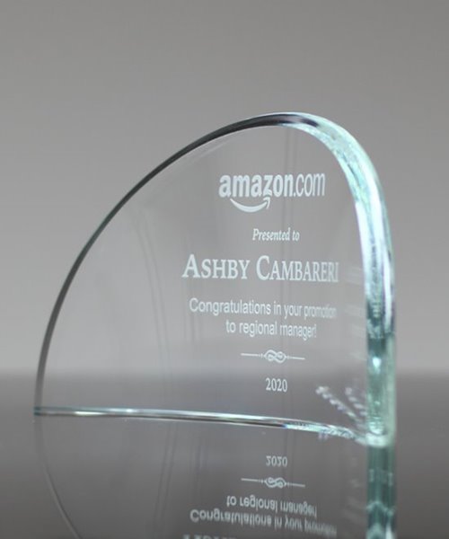 Crystal Half Moon Crescent Award | Edco Awards