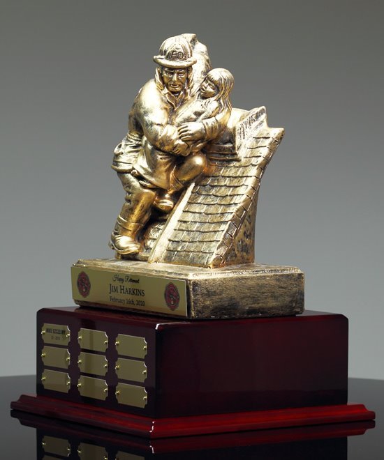 Fire Rescue of the Month Trophy | Edco Awards