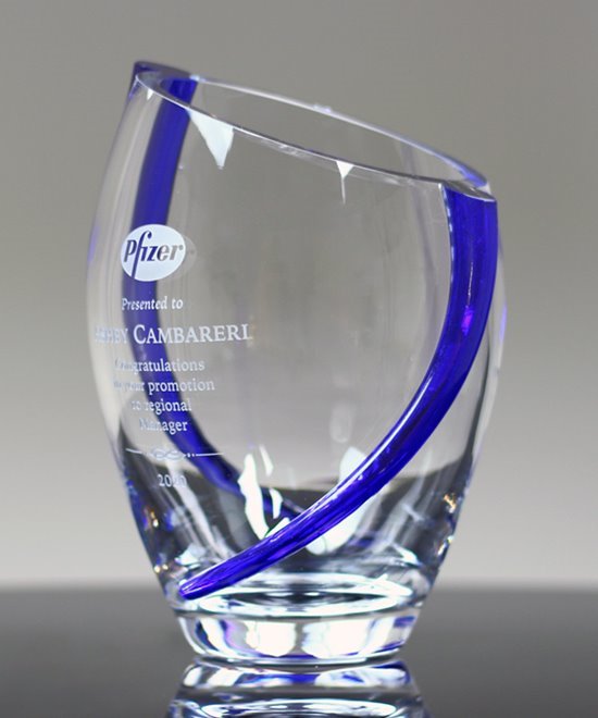 Prestige Crystal Trophy Vase | Edco Awards