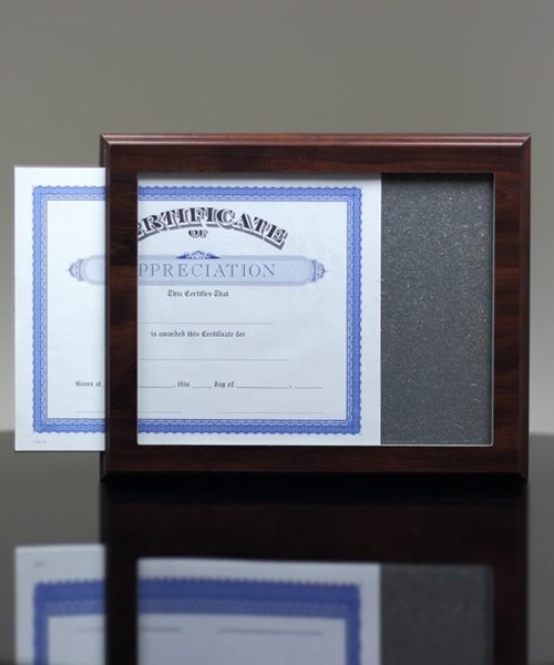 Certificate Slide-In Display Plaque Award | Edco Awards