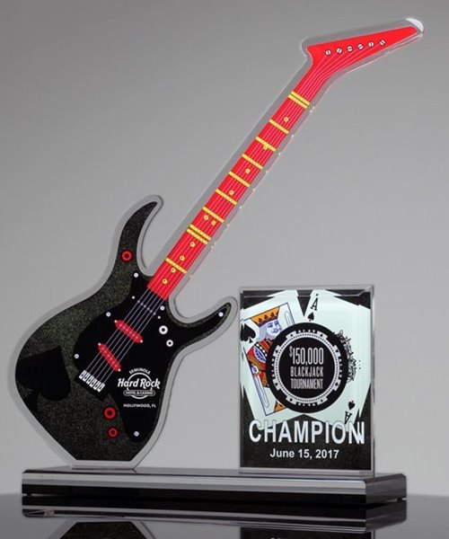 Custom Acrylic Guitar Award | Edco Awards