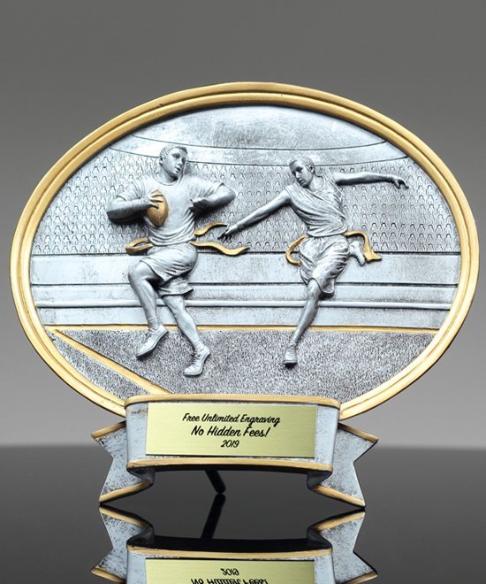 Silverstone Flat Football Trophy