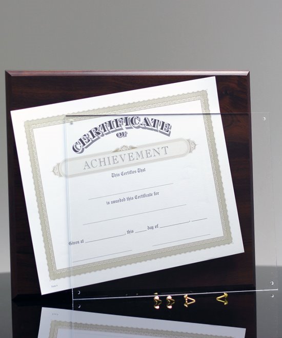 You Build It Certificate Plaque Kit | Edco Awards