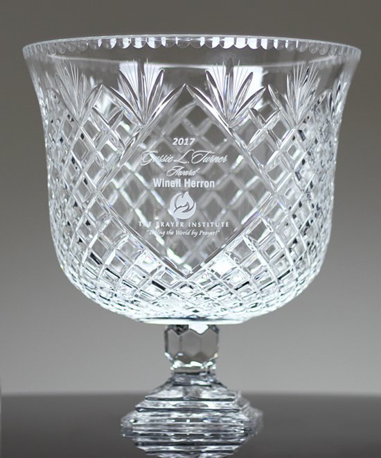 Lead Crystal Trophy Bowl | Edco Awards