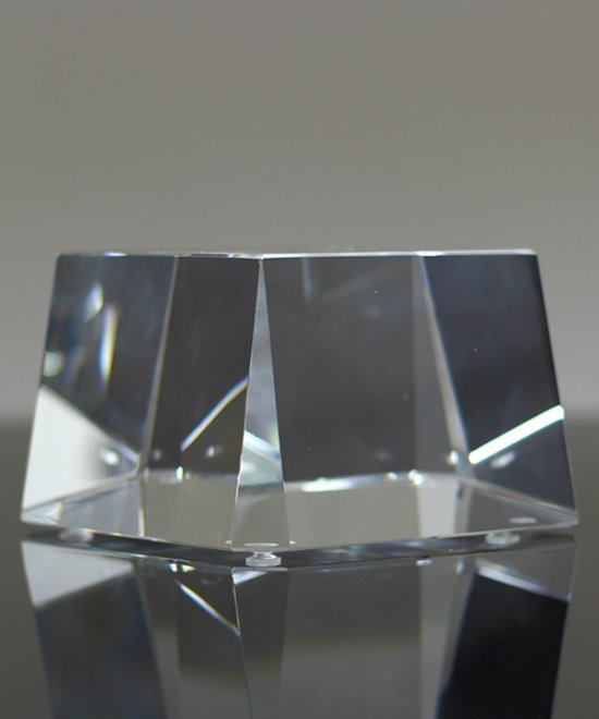 Beveled Crystal Mounting Base
