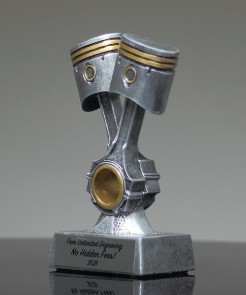 Double Piston Resin Trophy | RFC-1082 | Edco Awards