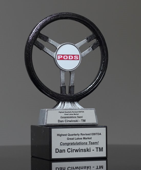 Steering Wheel Resin Trophy | Edco Awards