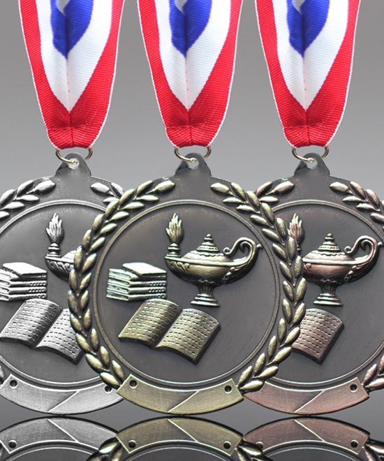 Traditional Lamp of Knowledge Medal | Edco Awards