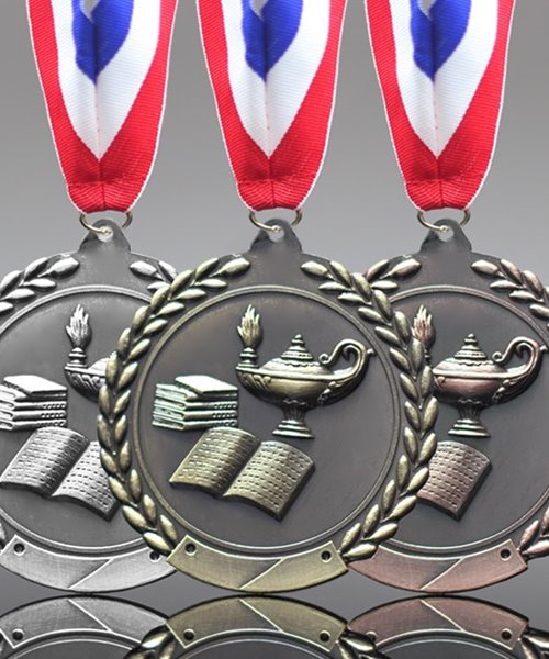 Traditional Lamp of Knowledge Medal | Edco Awards