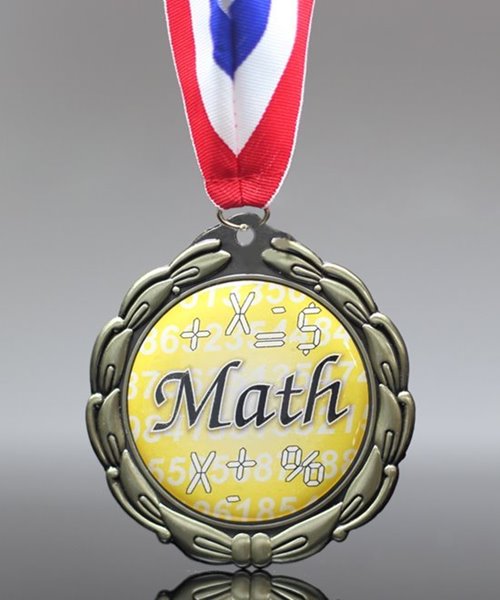 Epoxy Domed Math Medals | Edco Awards