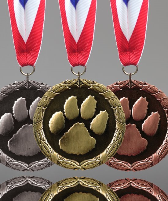 Paw Print Award Medals | Edco Awards