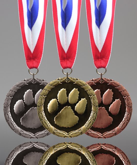 Paw Print Award Medals | Edco Awards