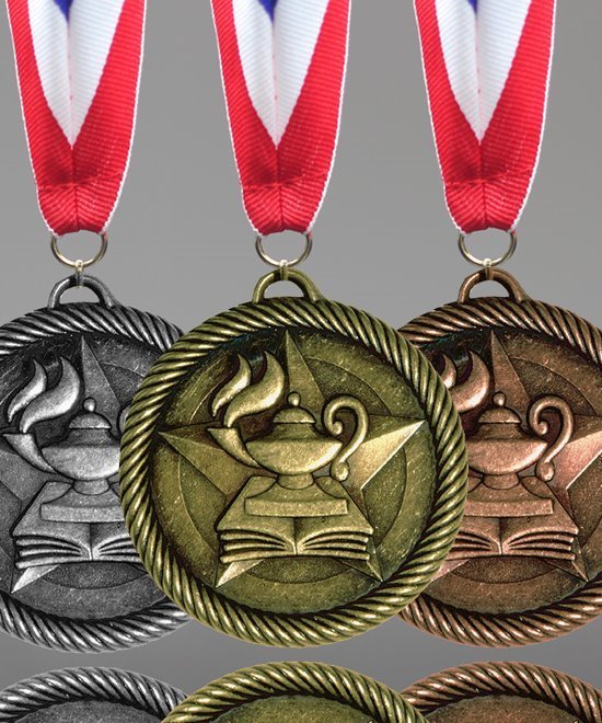 Lamp of Knowledge Value Medals