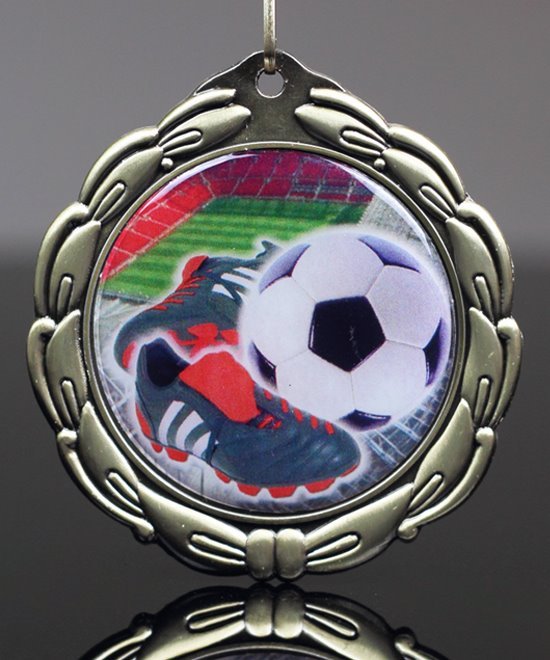 Soccer Epoxy Domed Medal - Stadium | Edco Awards