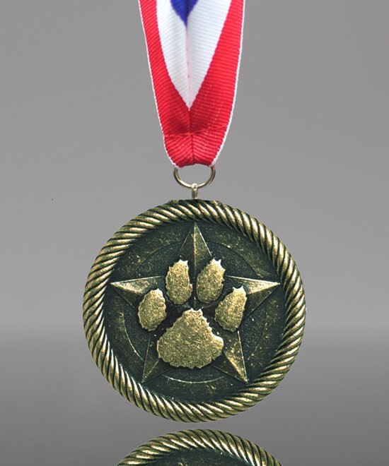 Value Paw Print Award Medals | Edco Awards