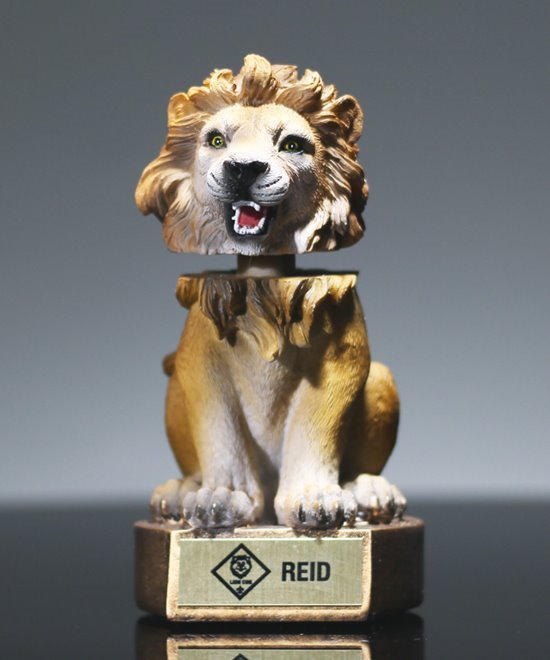 Lion Bobblehead Mascot Trophy | Edco Awards