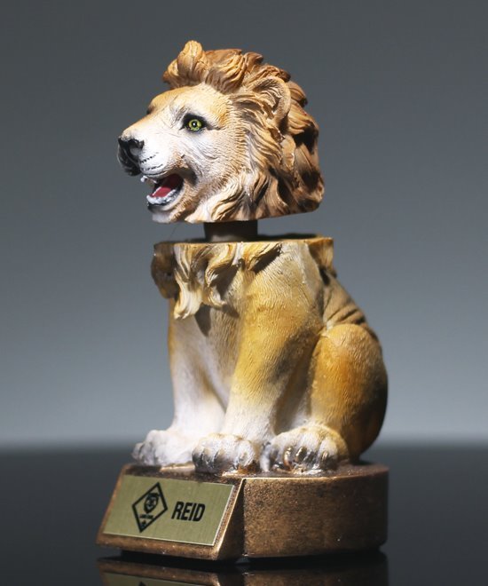 Lion Bobblehead Mascot Trophy | Edco Awards