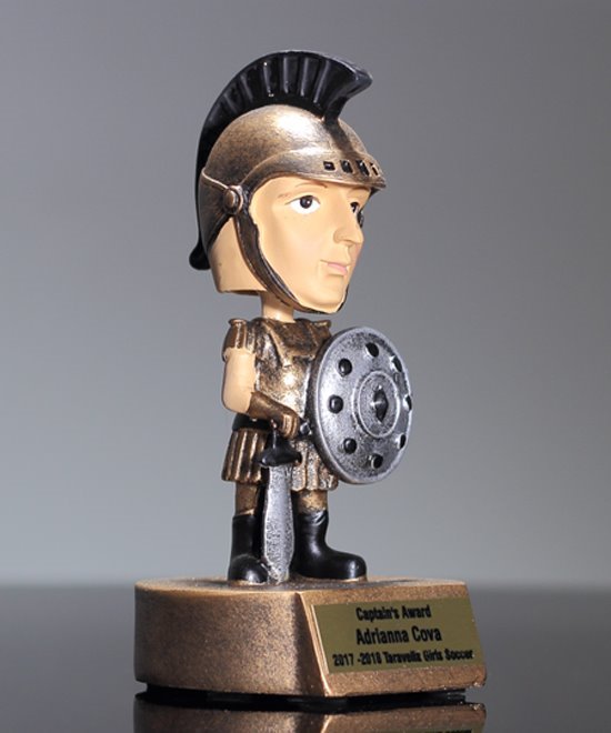 Trojan Bobblehead Mascot Trophy | Edco Awards