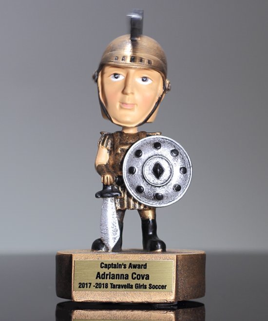 Trojan Bobblehead Mascot Trophy | Edco Awards
