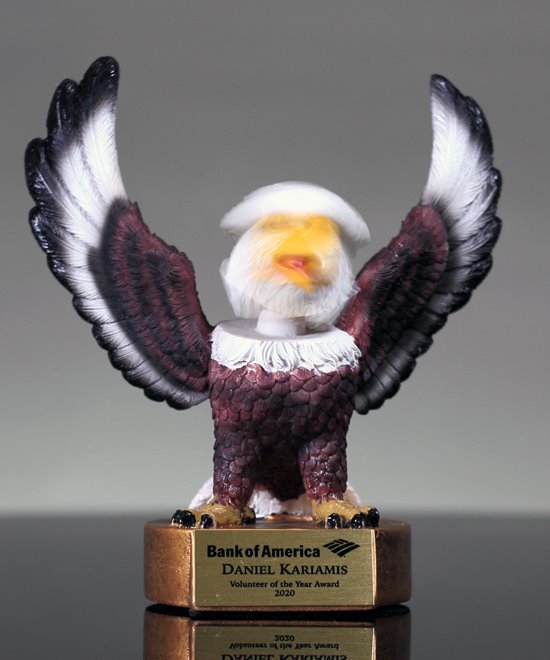 Eagle Bobblehead Mascot Trophy | Edco Awards