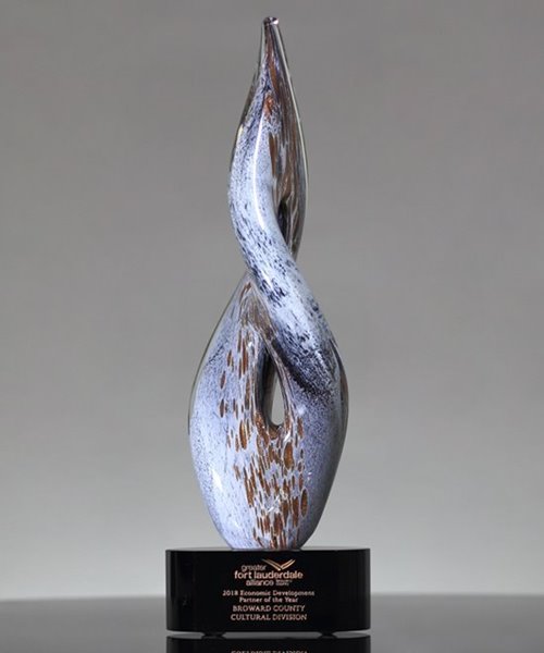 Years of Service Art Glass Award | Edco Awards