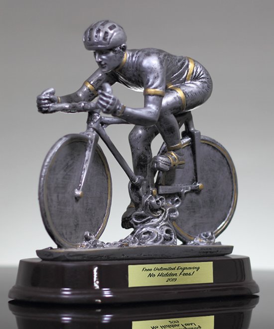 Race Bicycle Trophy Statue | Cycling Trophy RF2181SG | Edco Awards