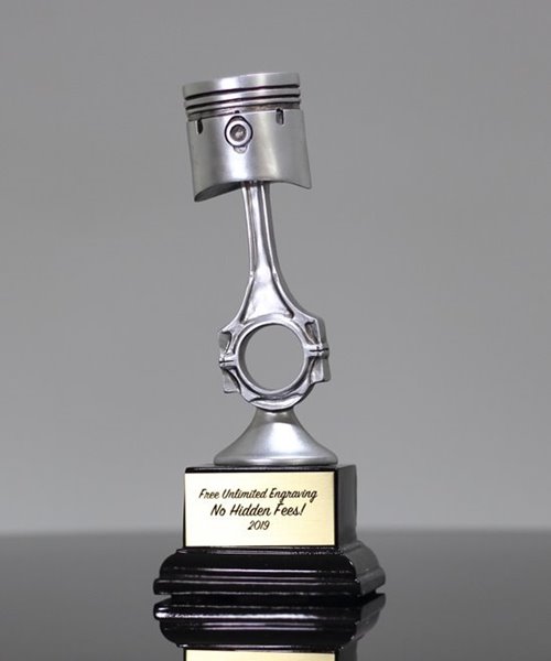 Silver Piston Resin Trophy | RFA-0755, RFA-0756 | Edco Awards