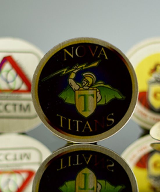 Custom Printed Round Inserts | Edco Awards