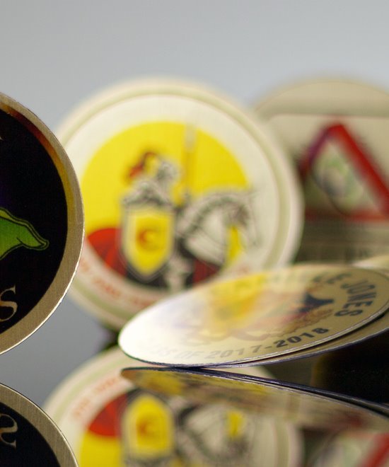 Custom Printed Round Inserts | Edco Awards