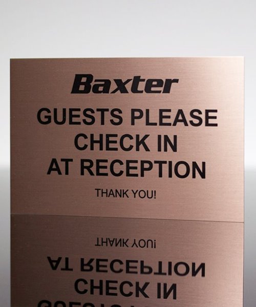 Sublimated Metal Engraving Plates | Gold, Silver Bronze | Edco Awards