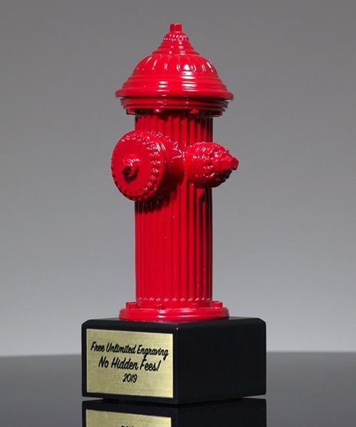 Fire Hydrant Trophy | FD30 | Edco Awards