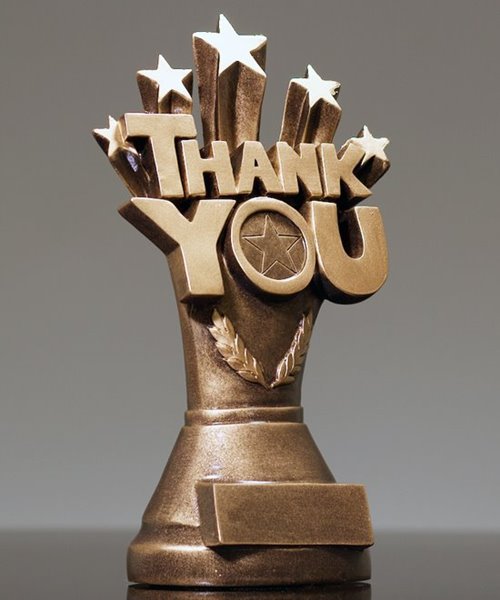 Thank You Trophy | RF31 | Edco Awards