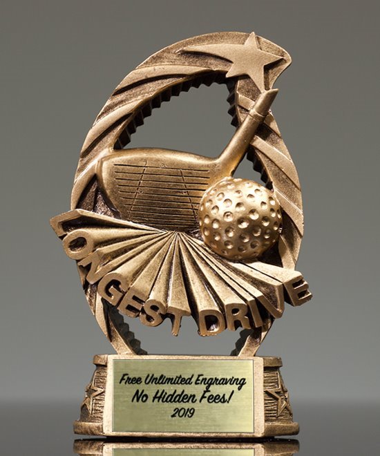 Longest Drive Golf Trophy | Edco Awards