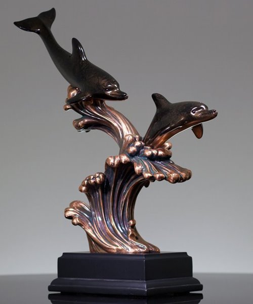 Dolphin Sculpture Trophy | Edco Awards