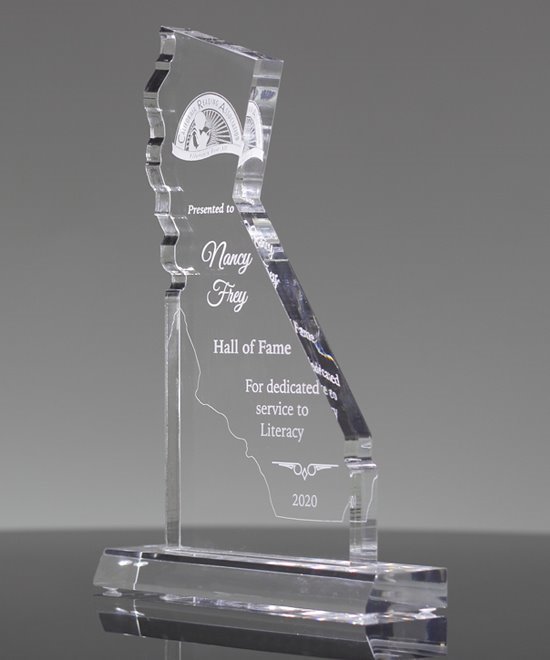 Custom State of California Shape Award | Edco Awards