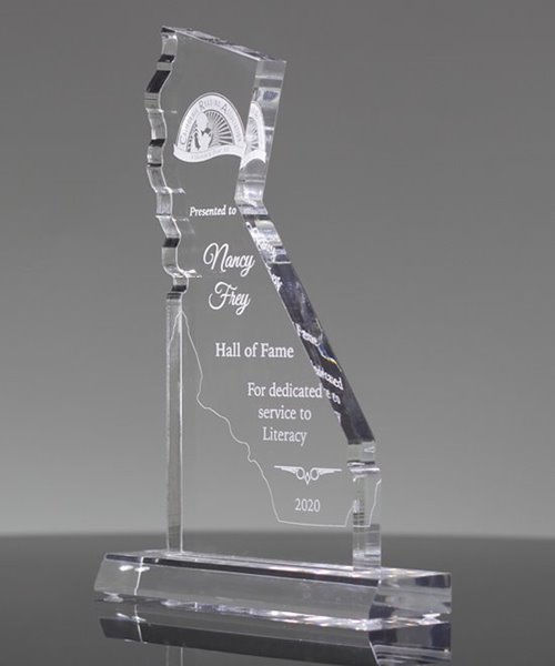 Custom State of California Shape Award | Edco Awards