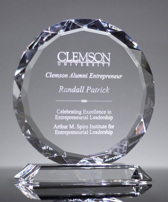 Crystal Sunflower Trophy | Edco Awards