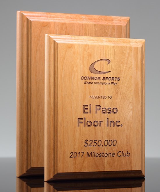 Engraved Red Alder Plaques | Edco Awards
