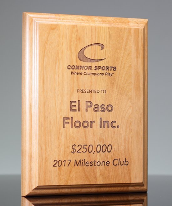 Engraved Red Alder Plaques | Edco Awards