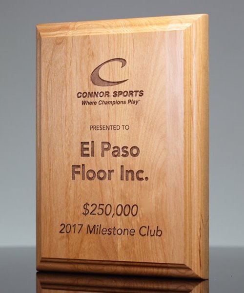 Engraved Red Alder Plaques | Edco Awards