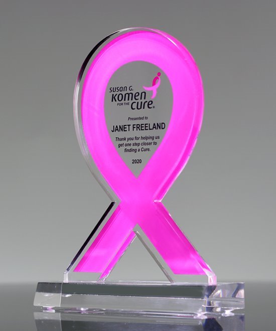 Breast Cancer Awareness Ribbon Award | Edco Awards